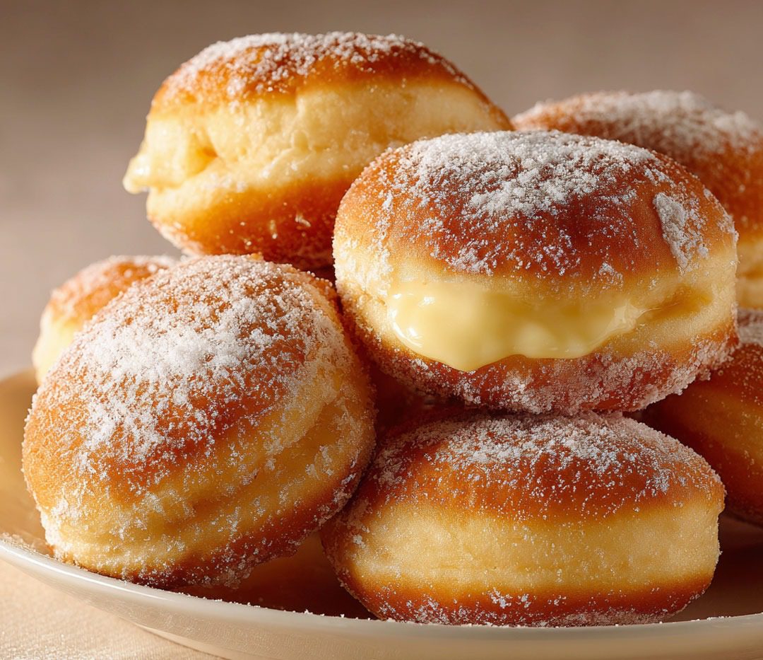 DONAS RELLENAS DE CREMA PASTELERA - Recetas Caseras